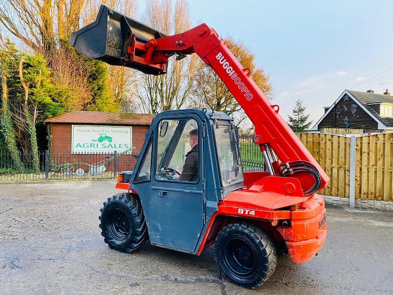 MANITOU BT420 4WD BUGGI SCOPIC TELEHANDLER C/W FULLY GLAZED CABIN