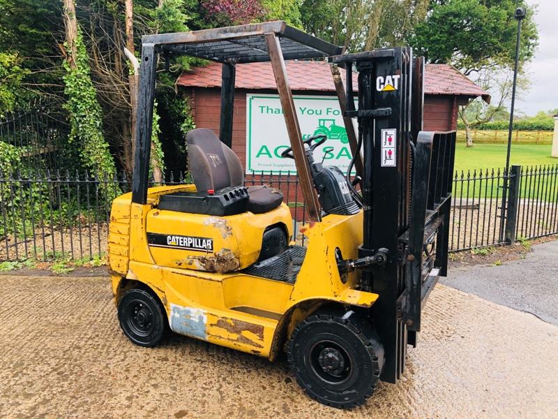 CATERPILLAR CONTAINER SPECIFICATION FORKLIFT C/W SIDE SHIFT