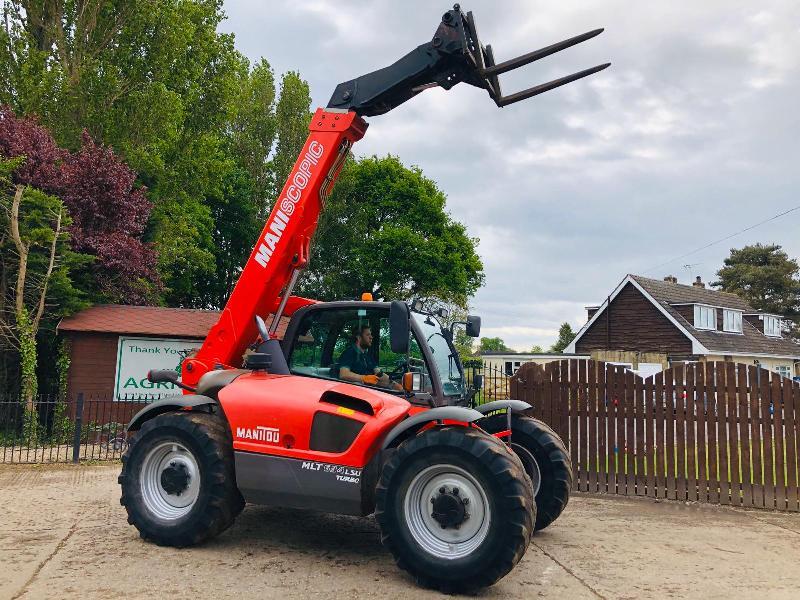 MANITOU MLT634 TURBO TELEHANDLER C/W JOYSTICK CONTROL & PICK UP HITCH ...