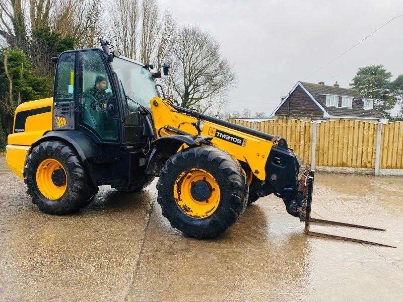 JCB TM310S AGRI 4WD PIVOT STEER TELEHANDLER *YEAR 2009* C/W PALLET TINES