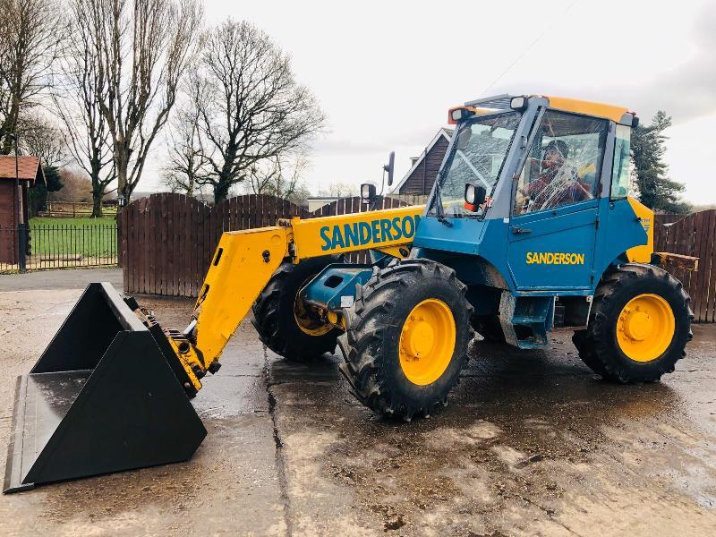SANDERSON TL7 TURBO TELEHANDLER C/W QUICK HITCH & BUCKET