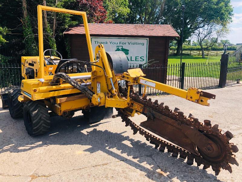 VERMEER RT450 4WD TRENCHER ONLY 346 HOURS C/W 3 WAY BLADE