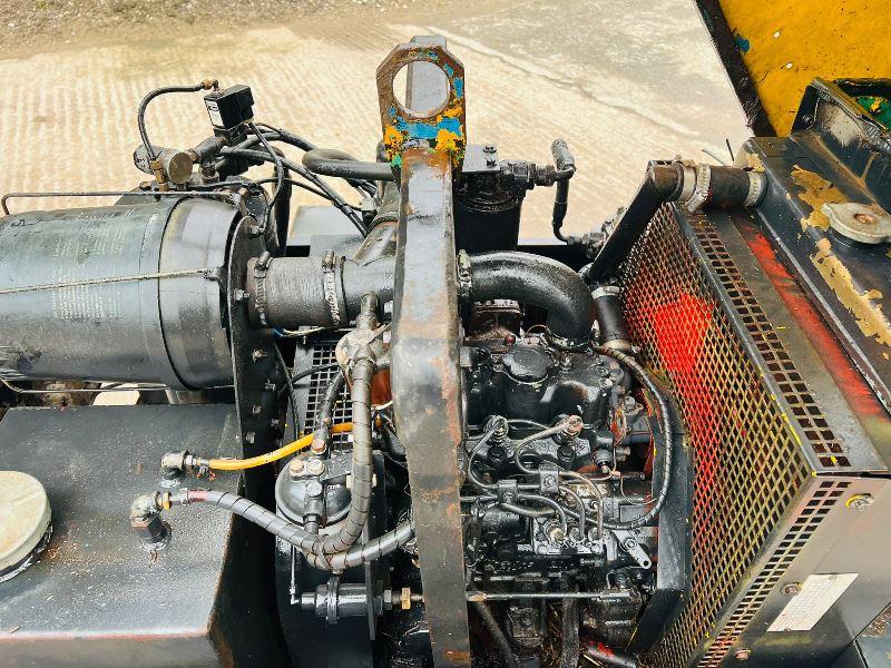 SINGLE AXLE COMPRESSOR C/W PERKINS ENGINE