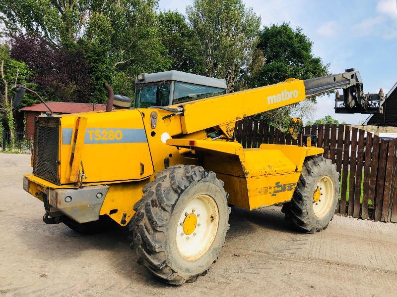 MATBRO TS280 TELEHANDLER C/W JOYSTICK CONTROL & PICK UP HITCH