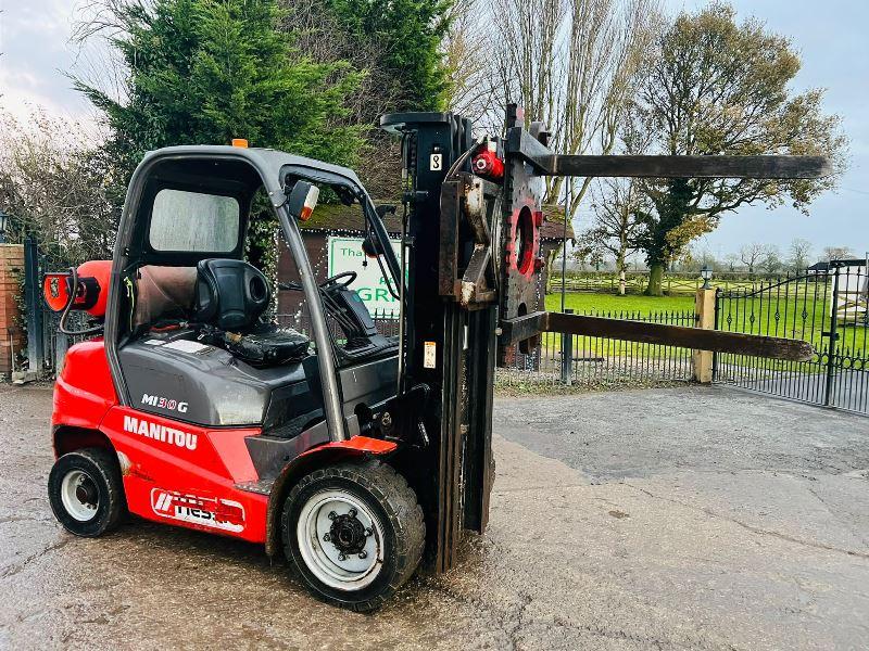 MANITOU MI30G CONTAINER SPEC FORKLIFT *YEAR 2013* C/W HYDRAULIC TURN ...