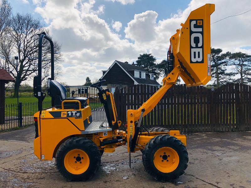 JCB 1T-2 HIGH TIP DUMPER * YEAR 2017 ONLY 128 HOURS * PLEASE SEE VIDEO