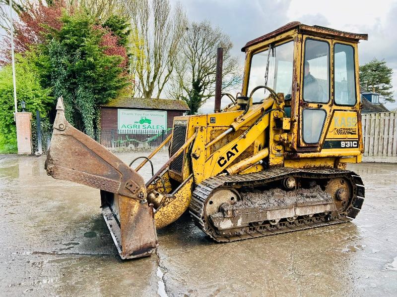 CATERPILLAR 931C DROTT C/W THREE IN ONE BUCKET *VIDEO*