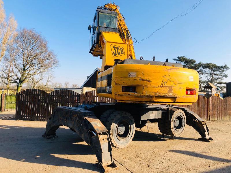 JCB JS200W MATERIAL HANDLER C/W HIGH RISING CAB * YEAR 2005