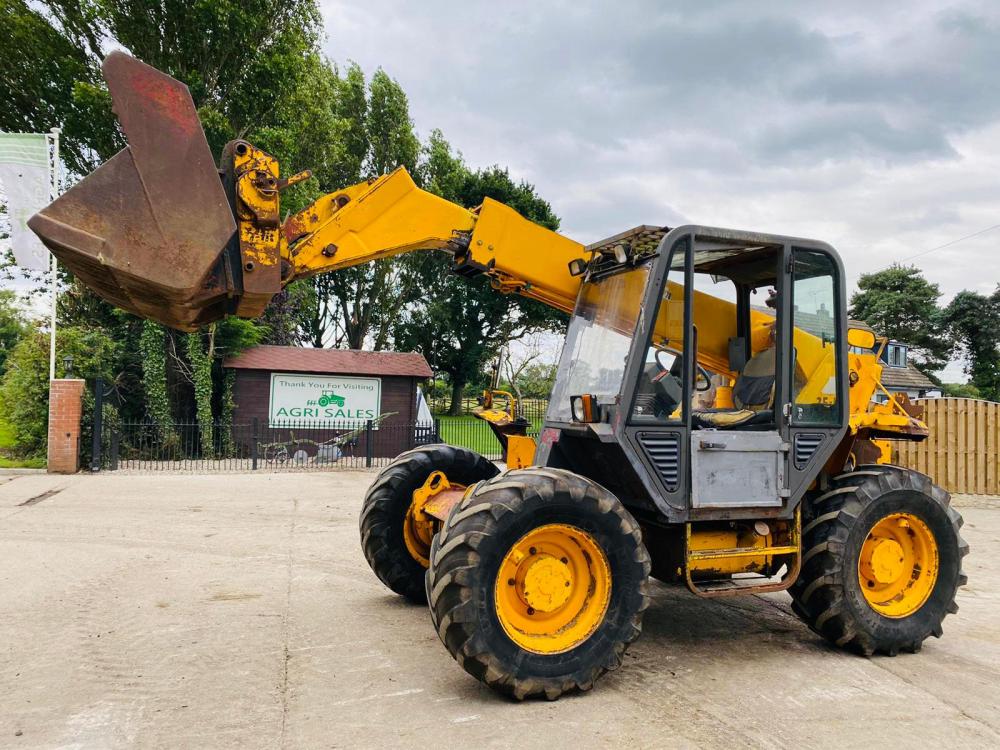JCB 525-58 4WD FARM SPECIAL TELEHANDLER C/W PICK UP HITCH BUCKET ...
