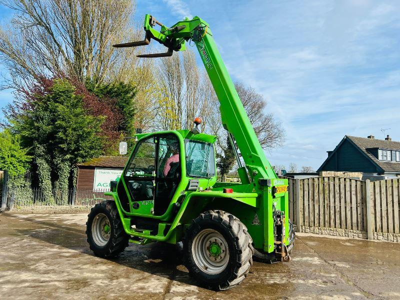 MERLO P40.7 4WD TELEHANDLER*YEAR 2012, AG SPEC* C/W PICK UP HITCH