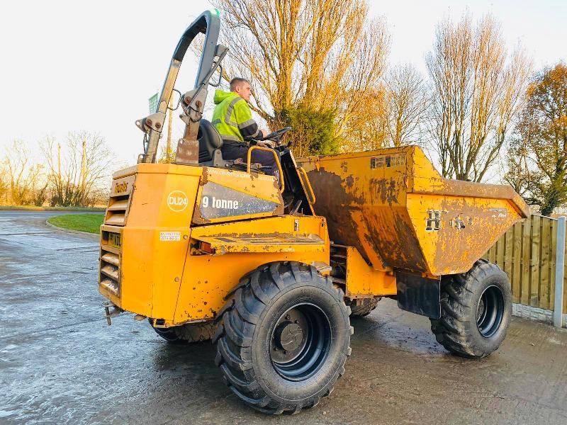 THWAITES 9 TON DUMPER * YEAR 2013 * C/W PERKINS ENGINE