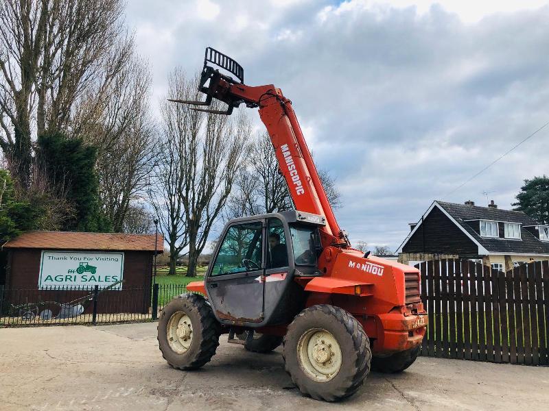 MANITOU MT928-4 TELEHANDLER C/W QUICK HITCH & PALLET TINES *YEAR 1998*