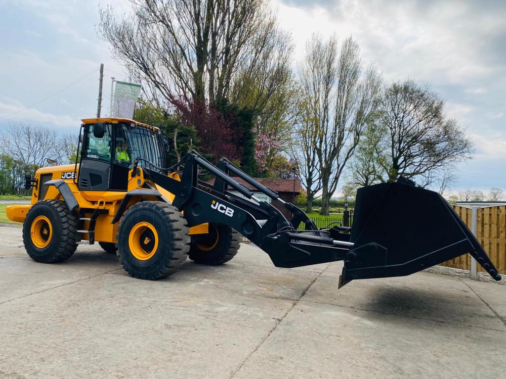 JCB 436 4WD LONG REACH LOADING SHOVEL *YEAR 2011* C/W TOE TIP BUCKET