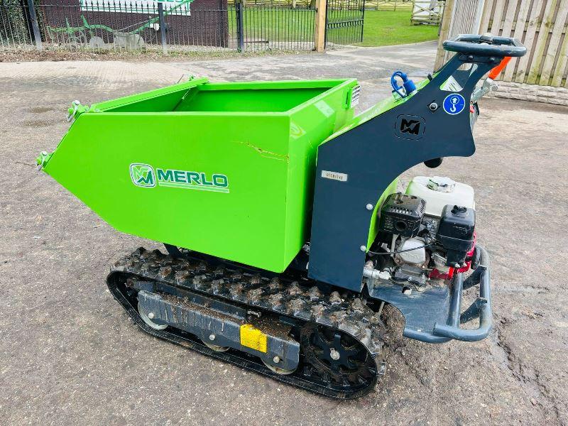 UNUSED MERLO M500 TRACKED PEDSTRIAN DUMPER *YEAR 2021* C/W HONDA ENGINE ...