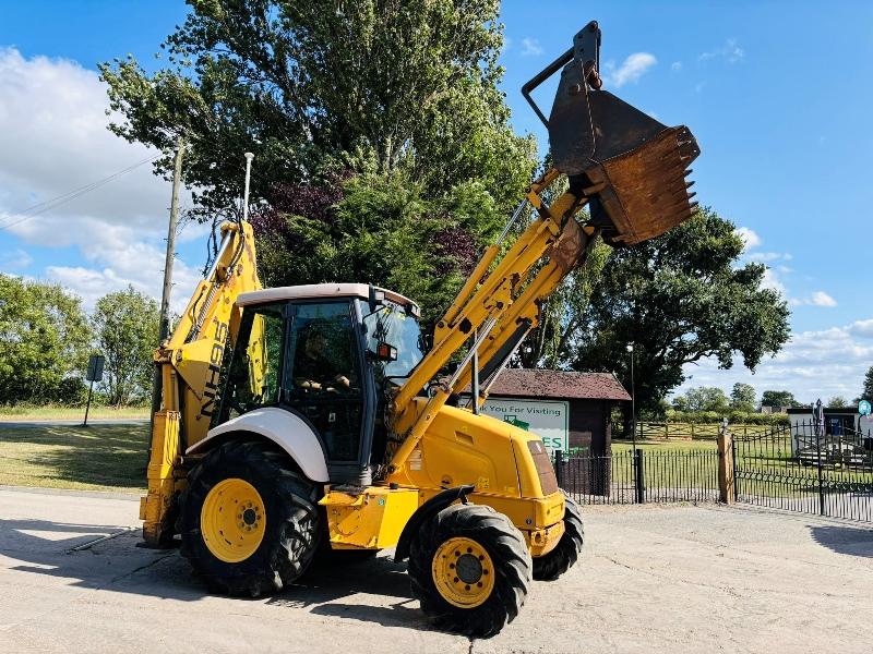 NEW HOLLAND NH95 4WD BACKHOE DIGGER C/W EXTENDING DIG *VIDEO*
