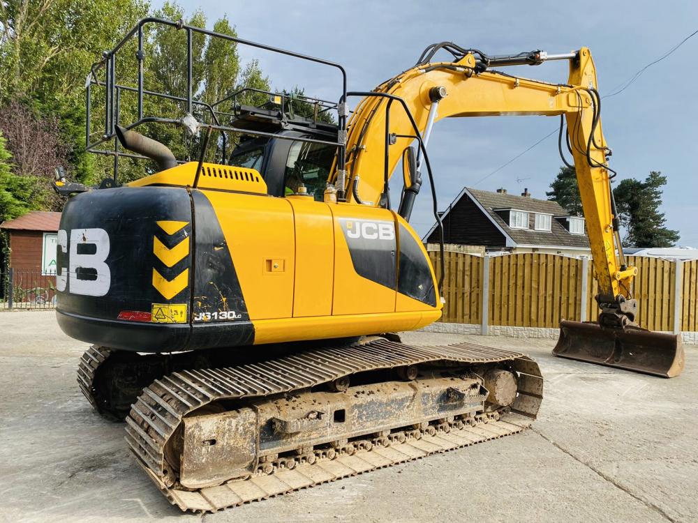 JCB JS130LC TRACKED EXCAVATOR * YEAR 2014 * C/W REVERSE CAMERA