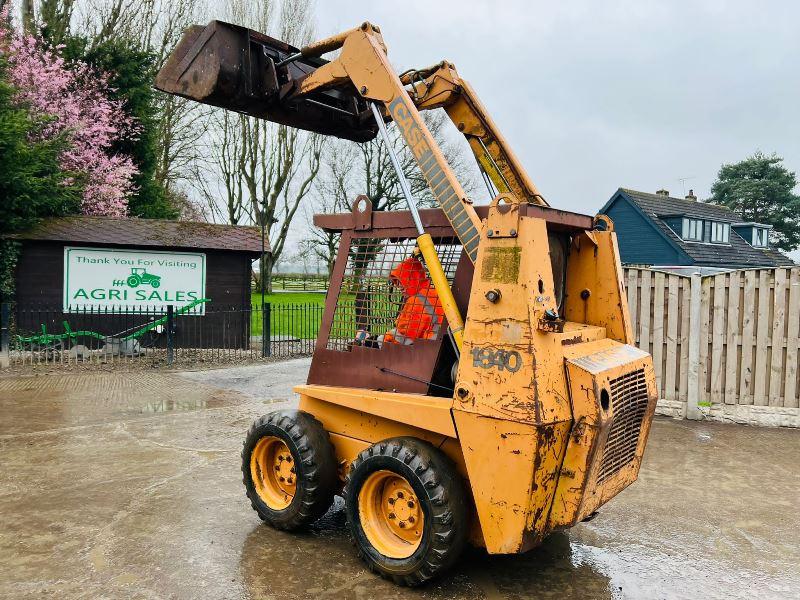 CASE 1840 4WD SKIDSTEER C/W BUCKET *VIDEO*