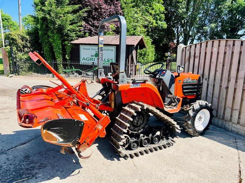 KUBOTA GB150 HALF TRACK COMPACT TRACTOR *904 HOURS* C/W KUBOTA ...