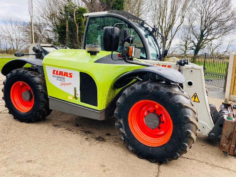 CLAAS SCORPION 7030 VARIPOWER TELEHANDLER * ROAD REG 10 PLATE , 7 METER ...