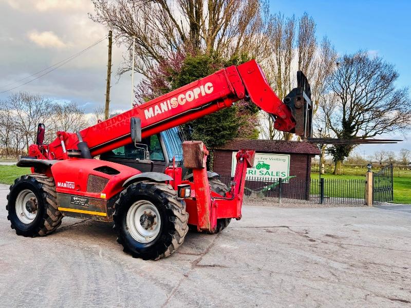MANITOU MT1340 4WD TELEHANDLER *13 METER REACH* ENGINE SMOKES *VIDEO*