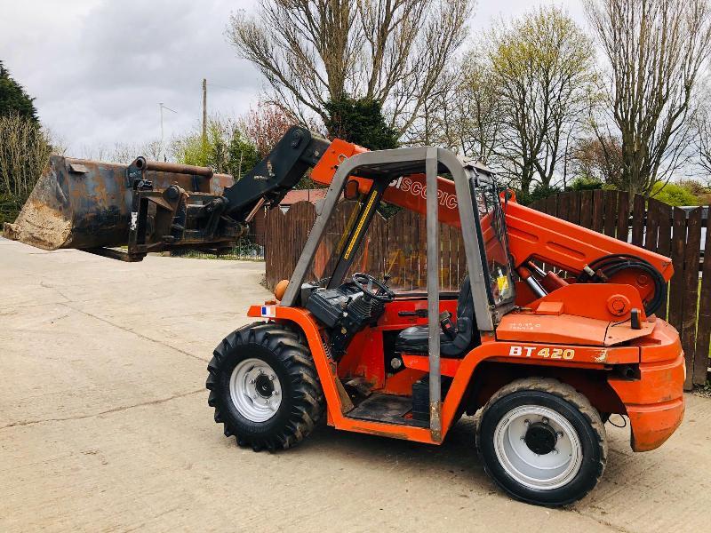 MANITOU BT420 4WD BUGGISCOPIC * ONLY 4372 HOURS * PLEASE SEE VIDEO