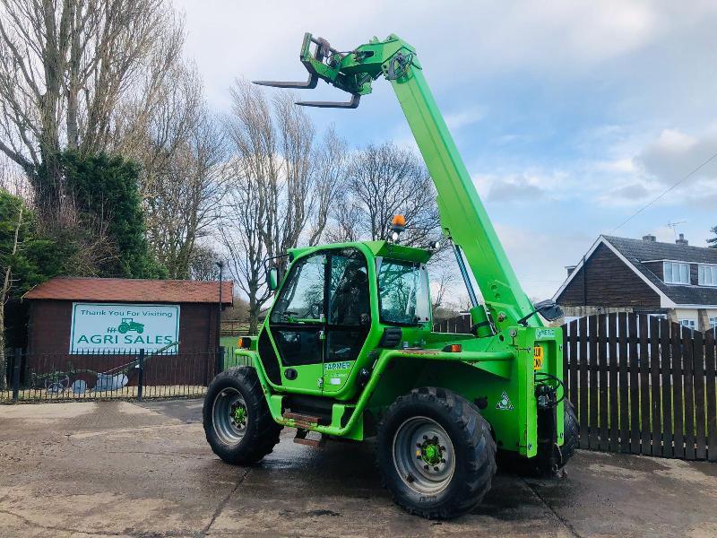 MERLO P34.7 TURBO TELEHANDLER * YEAR 2011 * C/W PICK UP HITCH