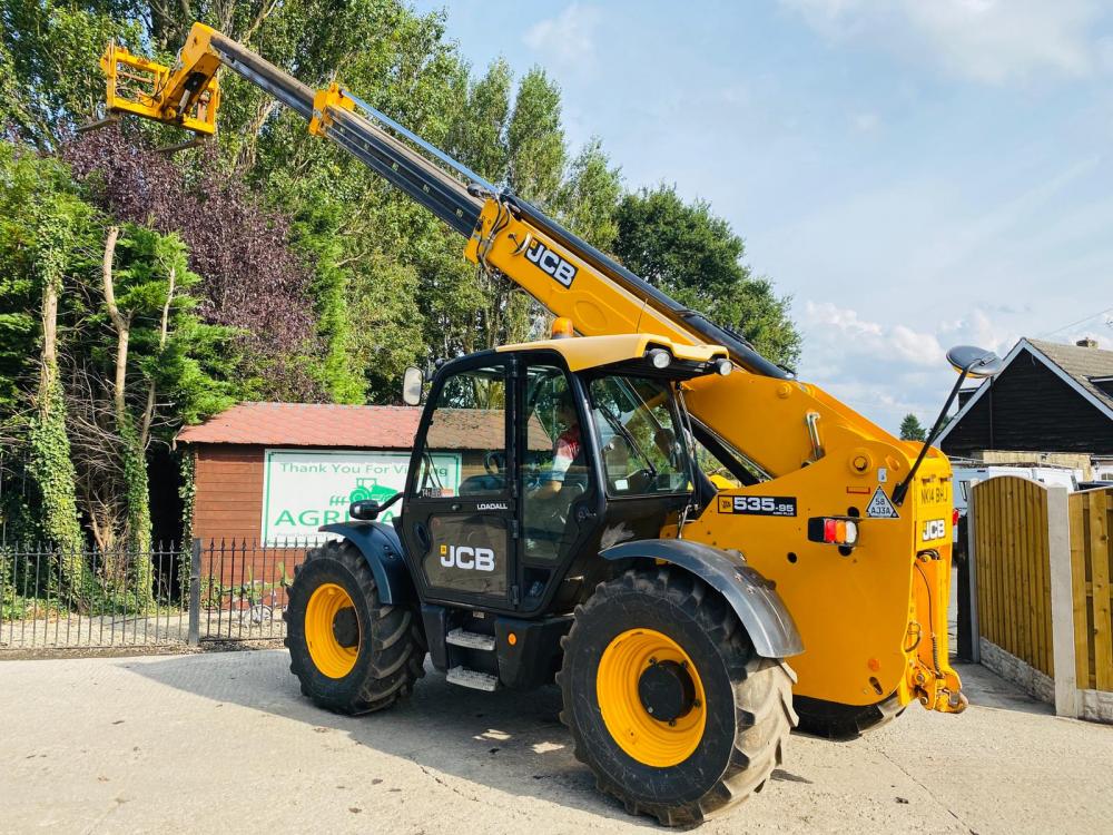 JCB 535-95 AGRI PLUS 9 1/2 METER TELEHANDLER * YEAR 2014 * PLEASE SEE ...