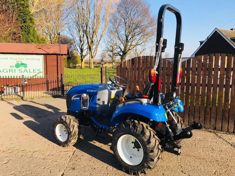 UNUSED NEW HOLLAND BOOMER 25 4WD COMPACT TRACTOR