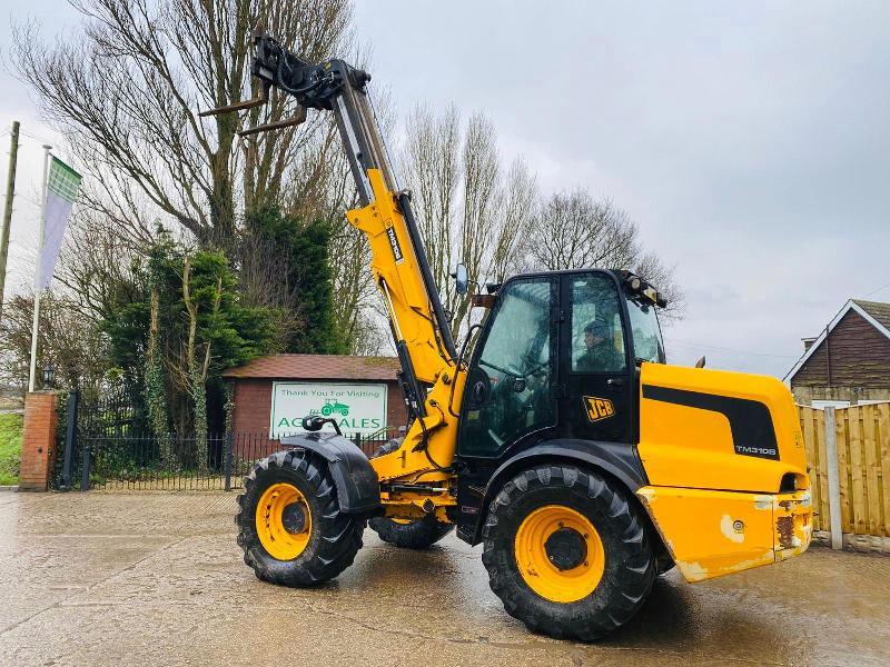 JCB TM310S AGRI 4WD PIVOT STEER TELEHANDLER *YEAR 2009* C/W PALLET TINES