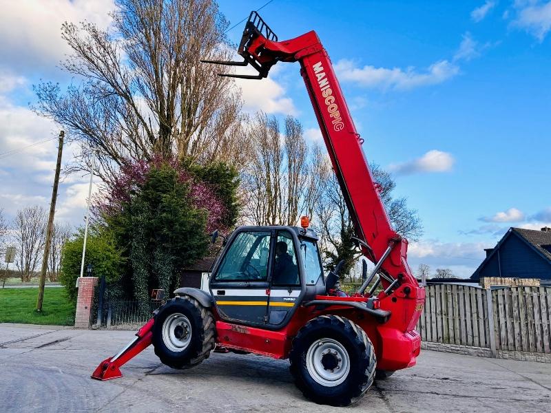 MANITOU MT1340 4WD TELEHANDLER *13 METER REACH* ENGINE SMOKES *VIDEO*