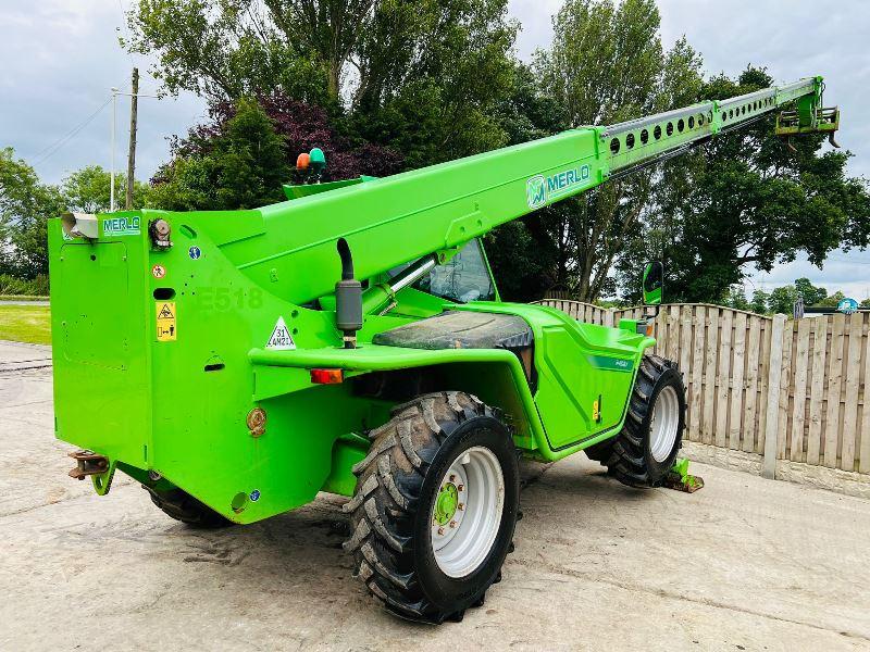 MERLO P40.17 4WD TELEHANDLER * YEAR 2015 , 17 METER* C/W PALLET TINES ...