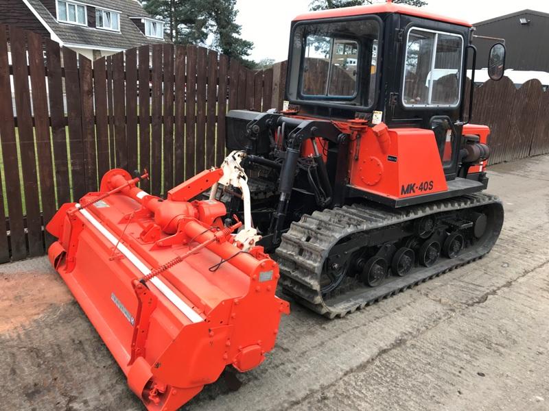MOROOKA MK-40S TRACKED TRACTOR CW ROTAVATOR