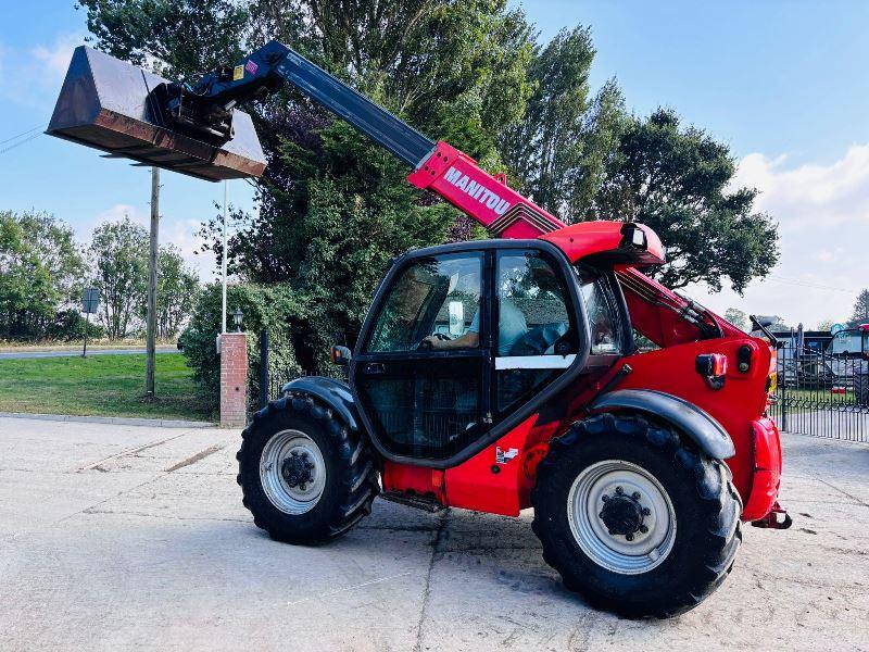 MANITOU 634-120 4WD TELEHANDLER *AG-SPEC* C/W PICK UP HITCH *VIDEO*