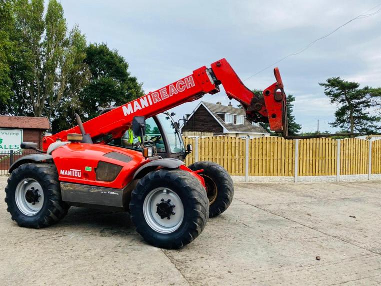 MANITOU MLT730 TURBO TELEHANDLER 7 METER REACH * AG-SPEC * C/W PUH