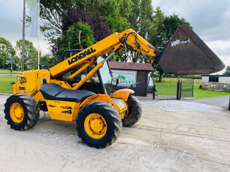 JCB 526 4WD TELEHANDLER * AG SPEC * C/W PICK UP HITCH