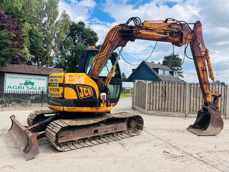 JCB JZ70 TRACKED EXCAVATOR *ZERO SWING* C/W QUICK HITCH *VIDEO*