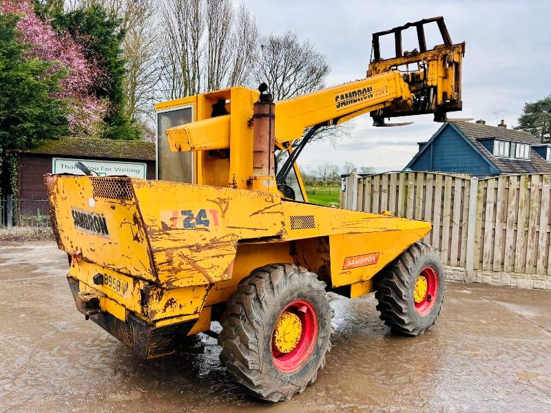 SAMBRON 24T 4WD TELEHANDLER C/W PALLET TINES *VIDEO*