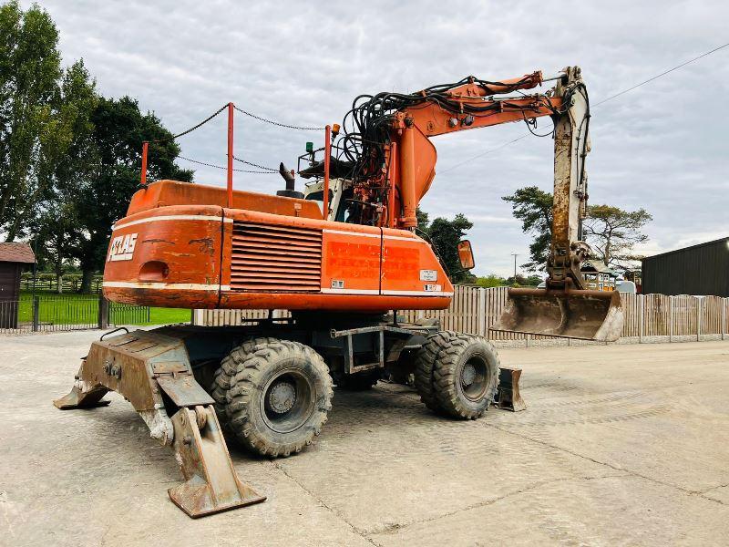 ATLAS 1704 4WD WHEELED EXCAVATOR C/W BLADE & QUICK HITCH
