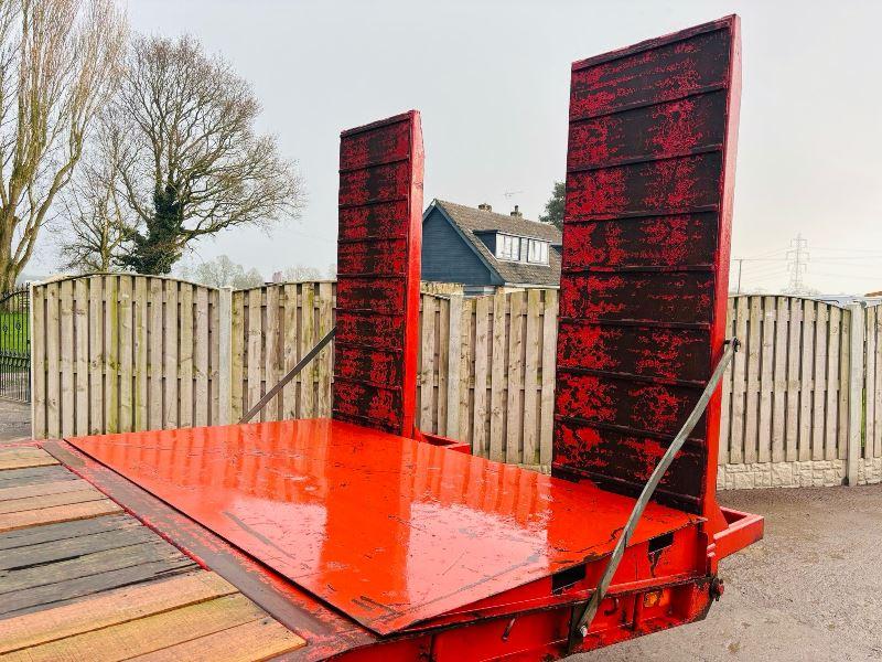 BAILEY TRI-AXLE 20 TON DRAG TRAILER *YEAR 2012* C/W SPRUNG RAMPS