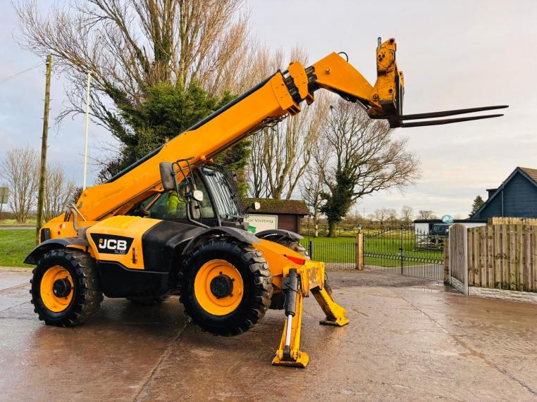 JCB 535-140HI-VIZ 4WD TELEHANDLER *14 METER REACH, YEAR 2014* C/W TINES ...