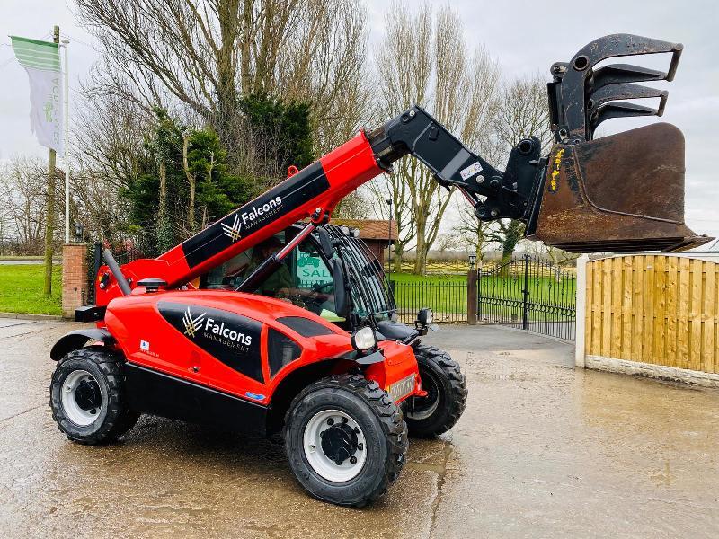 MANITOU MT625H TURBO 4WD TELEHANDLER *YEAR 2019 ONLY 673 HOURS* C/W ...