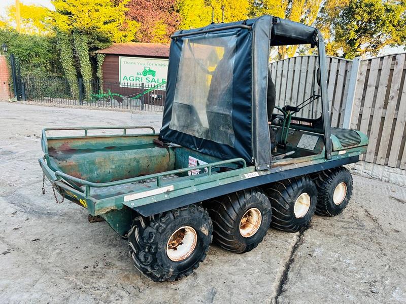 HILLCAT 8WD UTLITY VEHICLE C/W EASY SHEET CANOPY