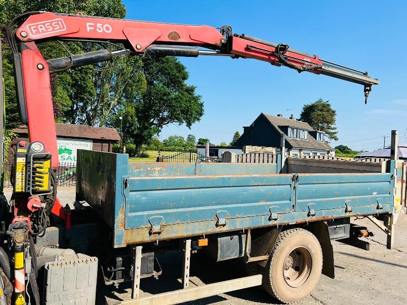 IVECO 4X2 TIPPER LORRY C/W FASSI F50 CRANE