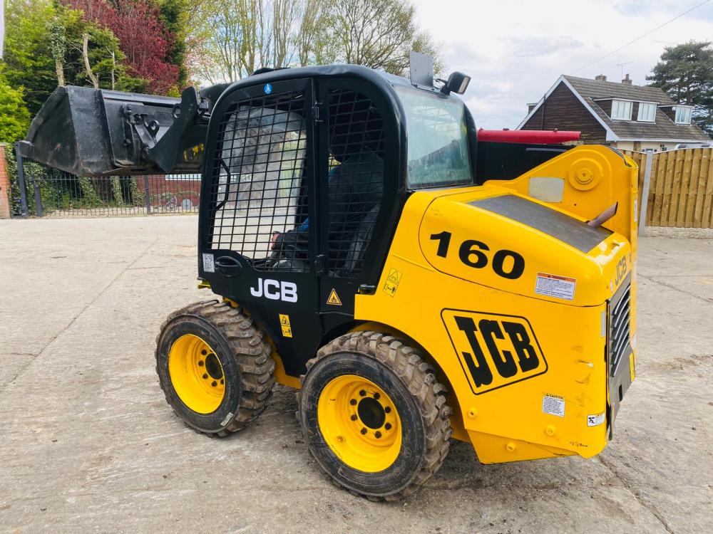 JCB 160 SKIDSTEER YEAR 2007 C/W BUCKET