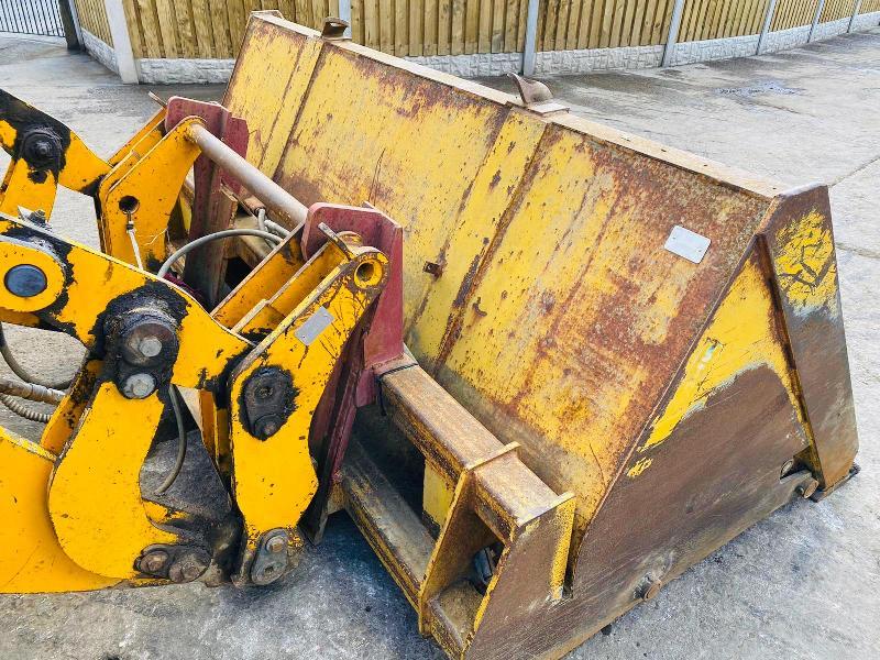 JCB 412S FARM SPECIAL 4WD LOADING SHOVEL C/W TOE TIP BUCKET