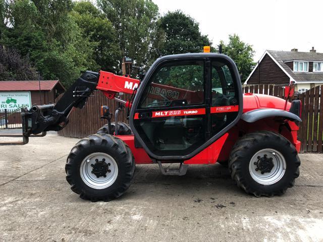 MANITOU MLT 526 TURBO TELE HANDLER WITH PALLET TINES ( YEAR 2002 ...
