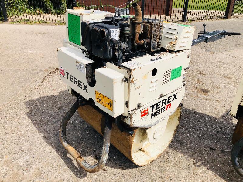 TEREX MBR71 PEDESTRIAN ROLLER * YEAR 2010 CHOICE OF TWO