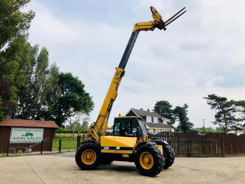 CAT TH82 TURBO TELEHANDLER C/W JOYSTICK CONTROL & PUH