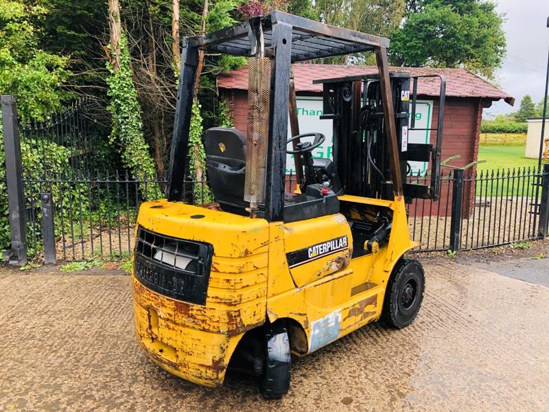 CATERPILLAR CONTAINER SPECIFICATION FORKLIFT C/W SIDE SHIFT