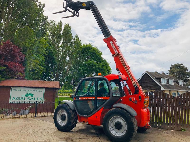 MANITOU MLT634 TURBO TELEHANDLER C/W JOYSTICK CONTROL & PICK UP HITCH ...